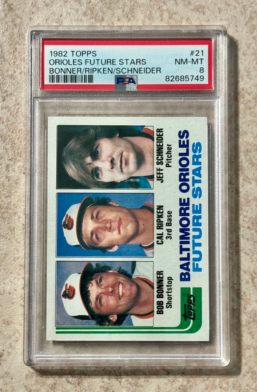1982 Topps Cal Ripken Rookie Card - PSA 8 *****NICE***** - Etsy