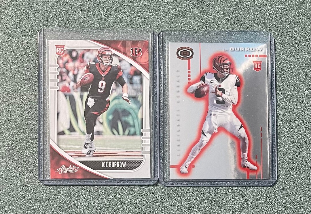 Joe Burrow Rookie Card Set - Mint - Red Hot! - Etsy