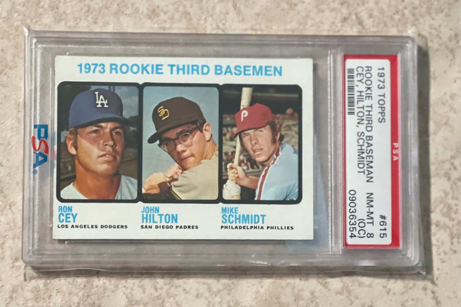 1973 Topps Mike Schmidt Rookie Card PSA 8 Oc *****WOW***** SHARP ...