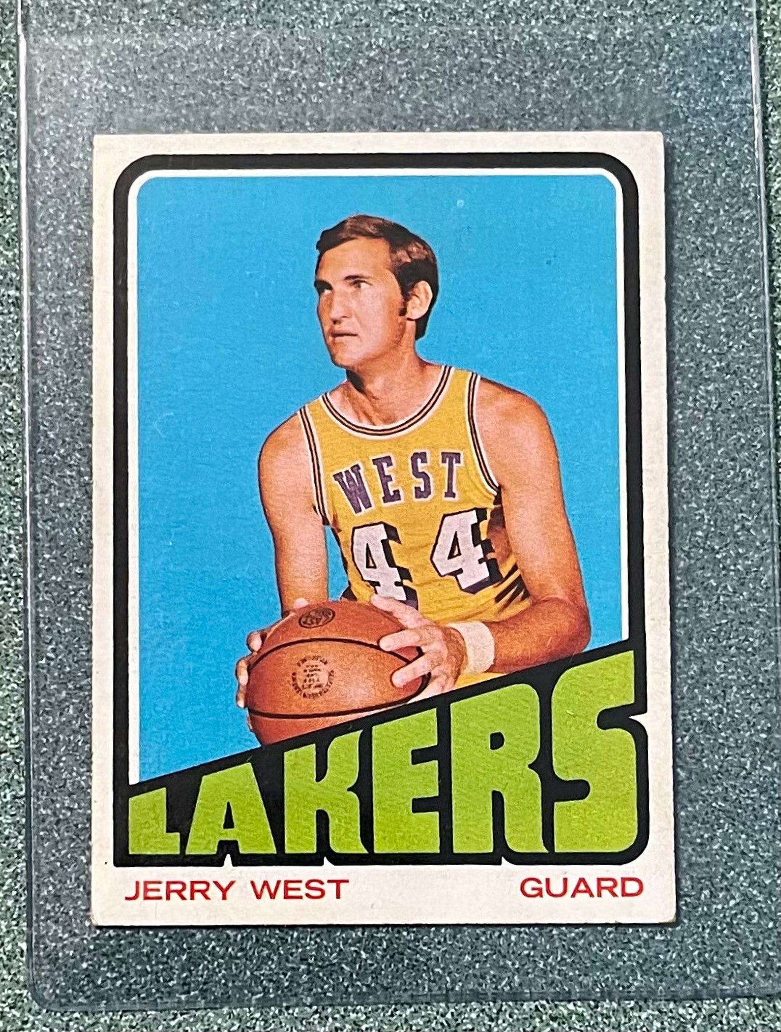 1972 Topps Basketball 75 Jerry West HOF Los Angeles Lakers - Etsy