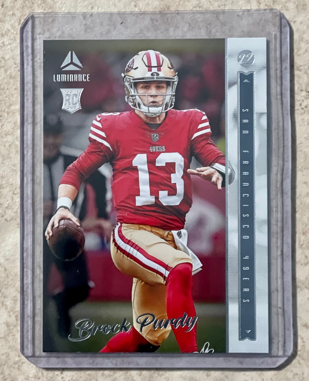 Brock Purdy Luminance Rookie RC 2022 Chronicles Card #213 - Etsy