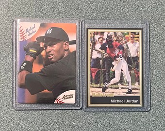 Michael Jordan Baseball Rookie Card - Etsy