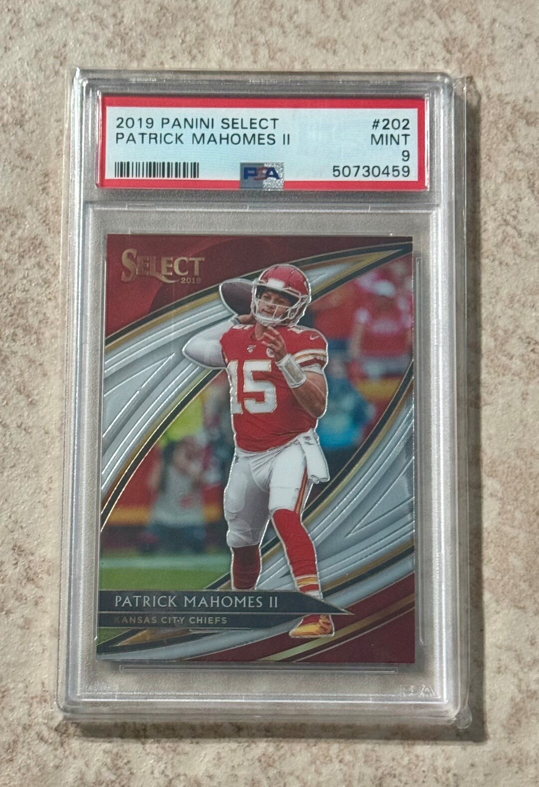2019 Panini Select #202 Patrick Mahomes II Field Level Silver Prizm PSA ...