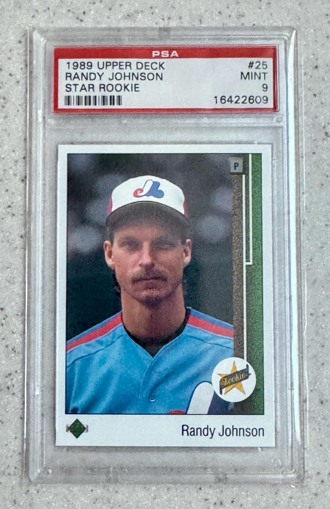 1989 Upper Deck Randy Johnson Star Rookie RC #25 PSA 9 Mint - Etsy