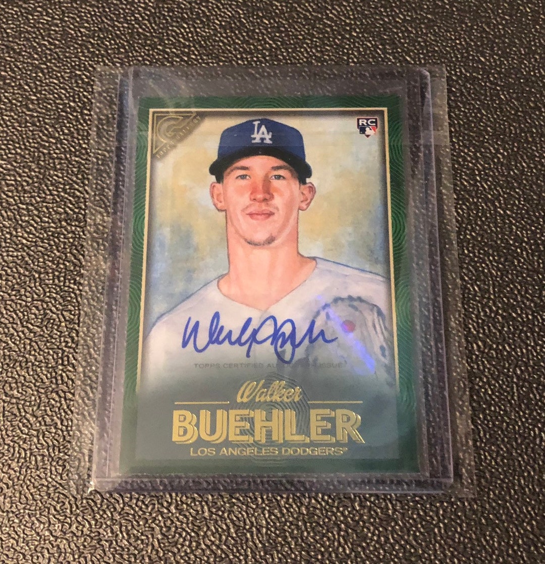 2018 Topps Heritage Walker Buehler Certified Autographed Rookie Card #d ...