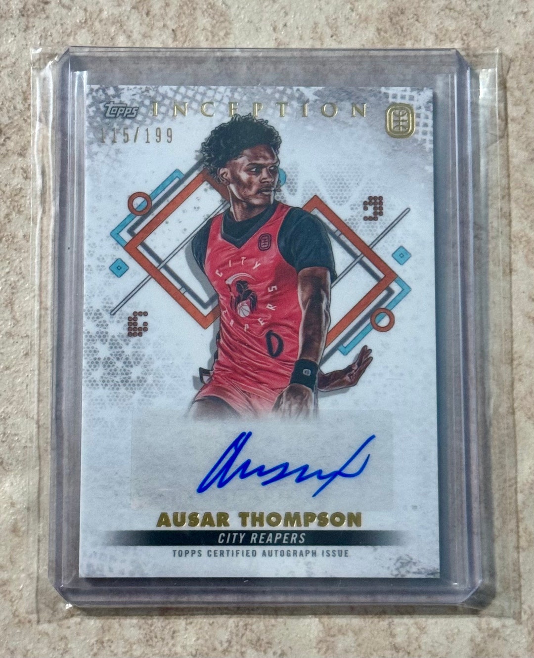 Ausar Thompson 2022 Topps Inception OTE 115/199 Auto Certified ...