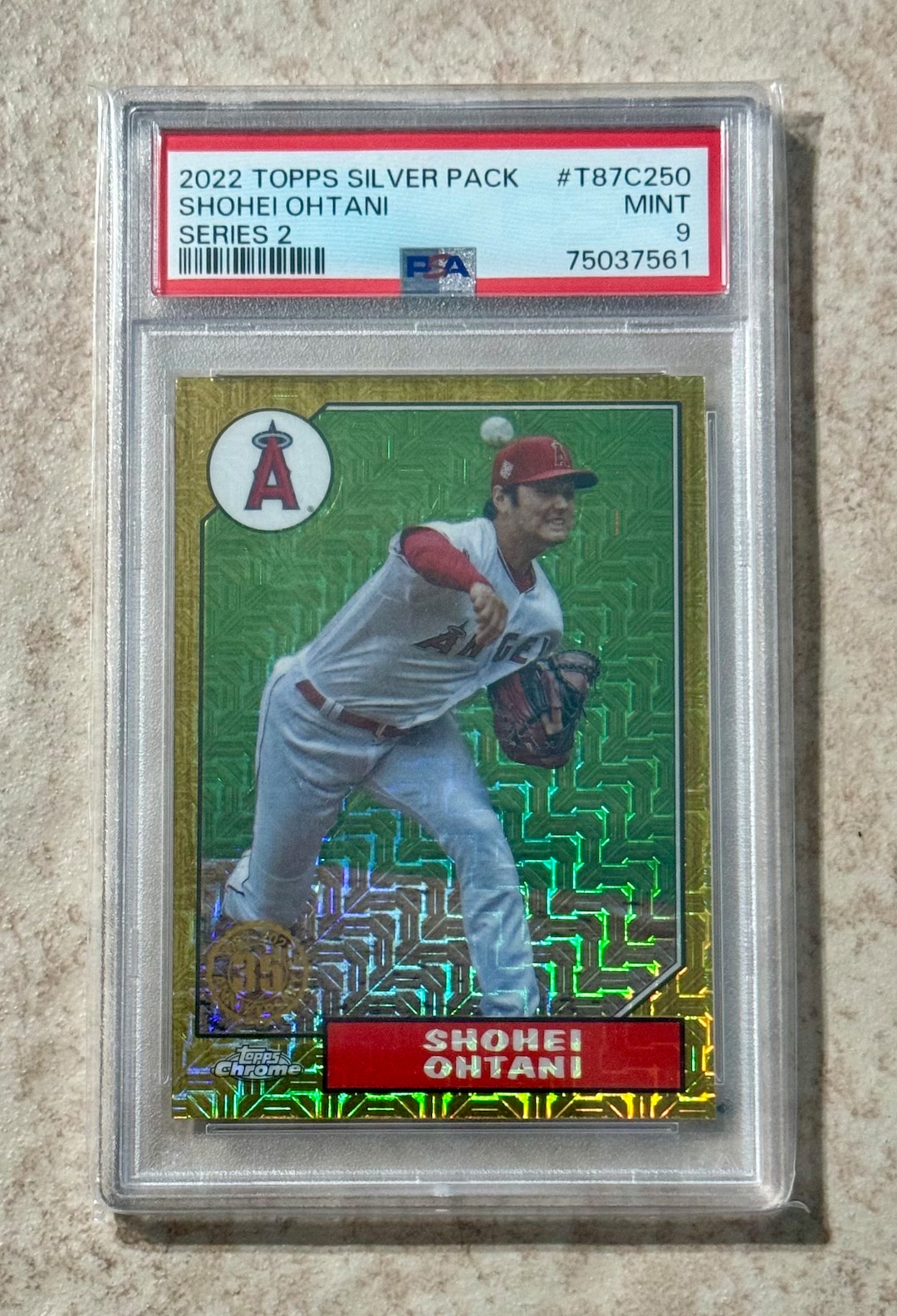 2022 Shohei Ohtani Topps Silver Pack Card Series II PSA 9 Mint - Etsy
