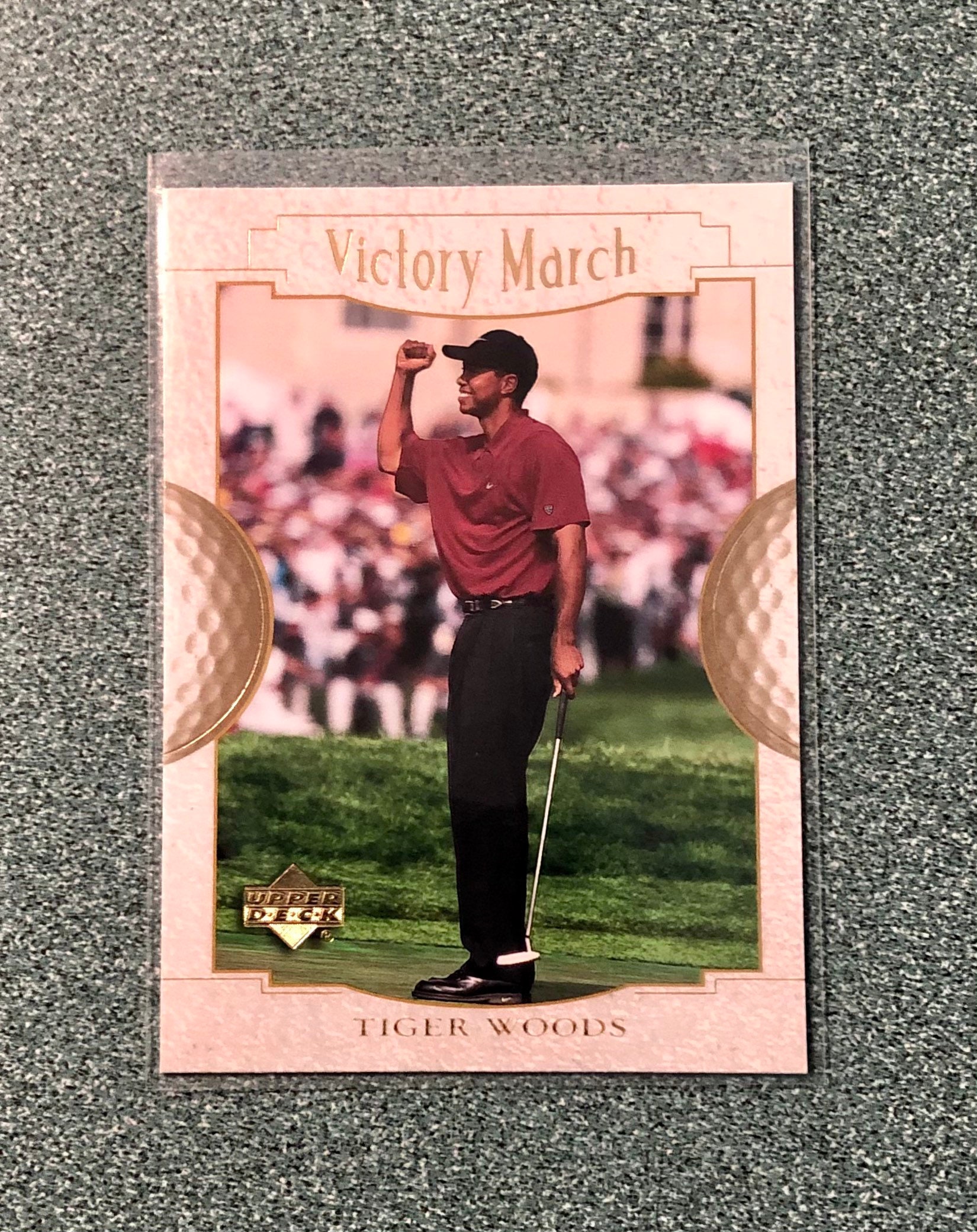 2001 Upper Victory March Tiger Woods Rookie Card - Etsy Norway
