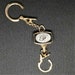 Mid-century F Initial Key Fob Vintage Monogram/ Letter F Key Ring Black ...