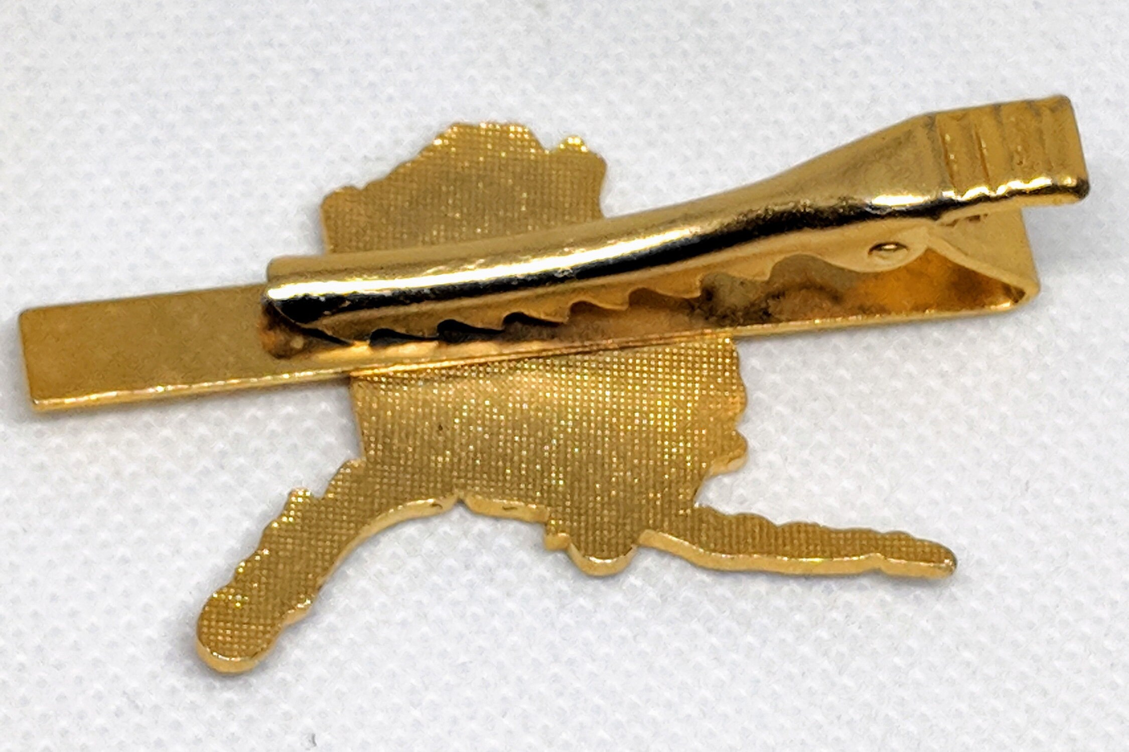 VFW Alaska Tie Bar/ Tie Clip, Vintage Veterans of Foreign Wars, Blue ...