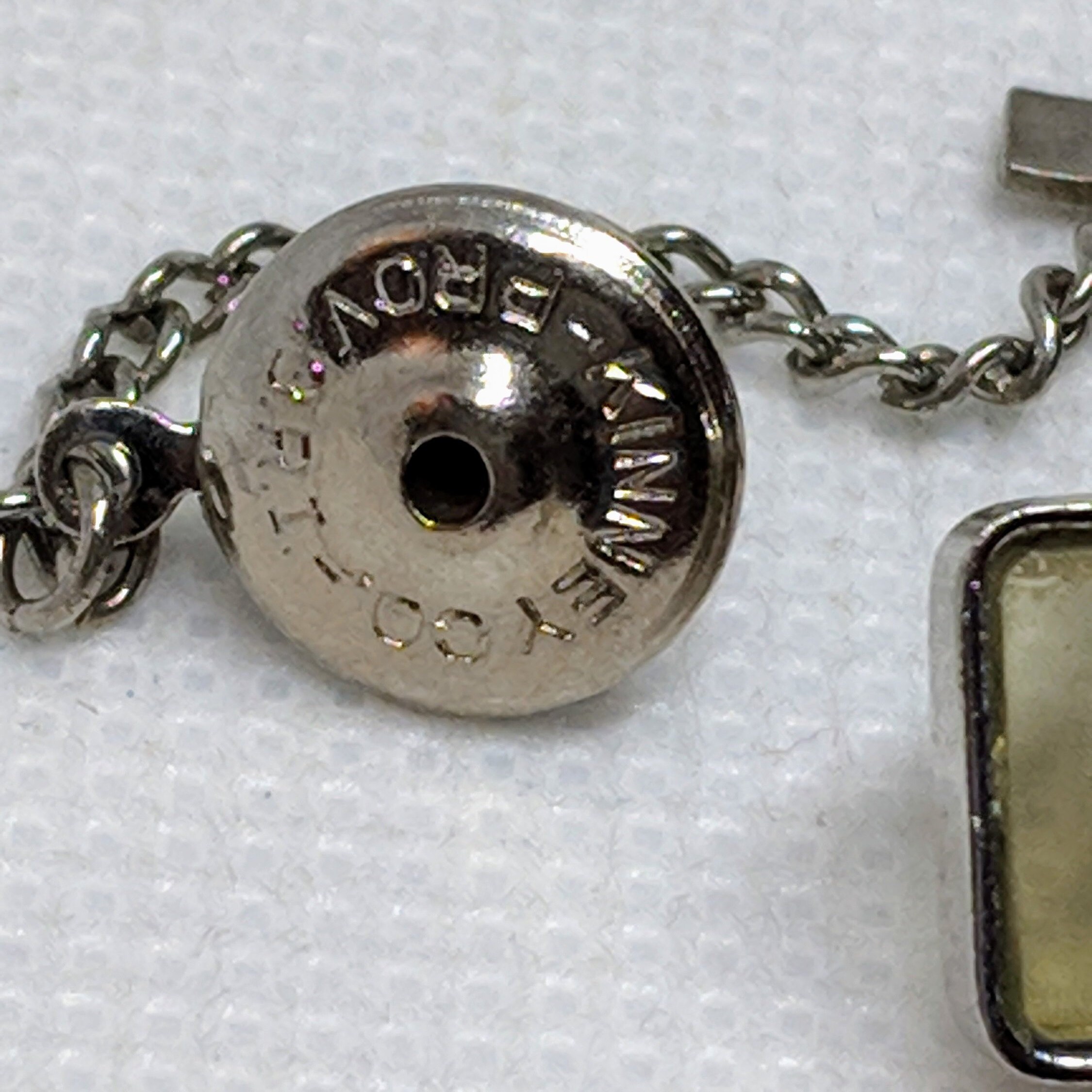 Vintage Fleur De Lis Tie Tack Reverse Carved Transparent - Etsy