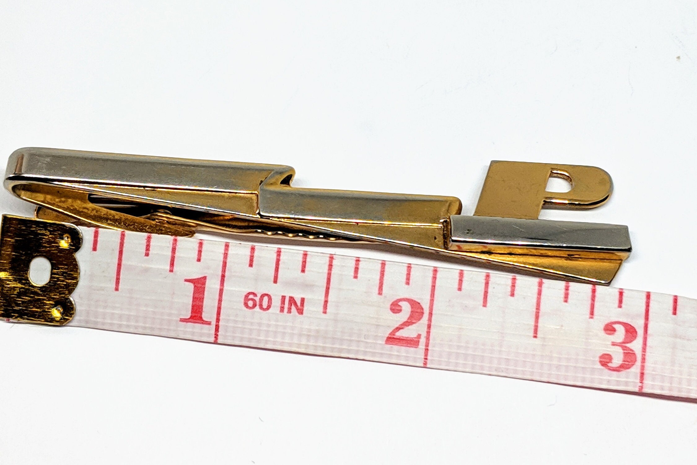 Vintage Initial P Tie Bar by Hickok USA - Etsy