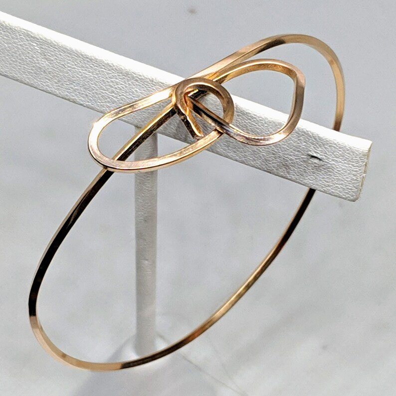 Minimalist Handcrafted Bronze Thin Bangle Bracelet - Etsy