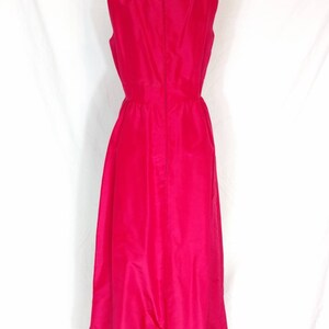Gorgeous Vintage Berry Colored Long Formal Gown With Bows Women's Small ...