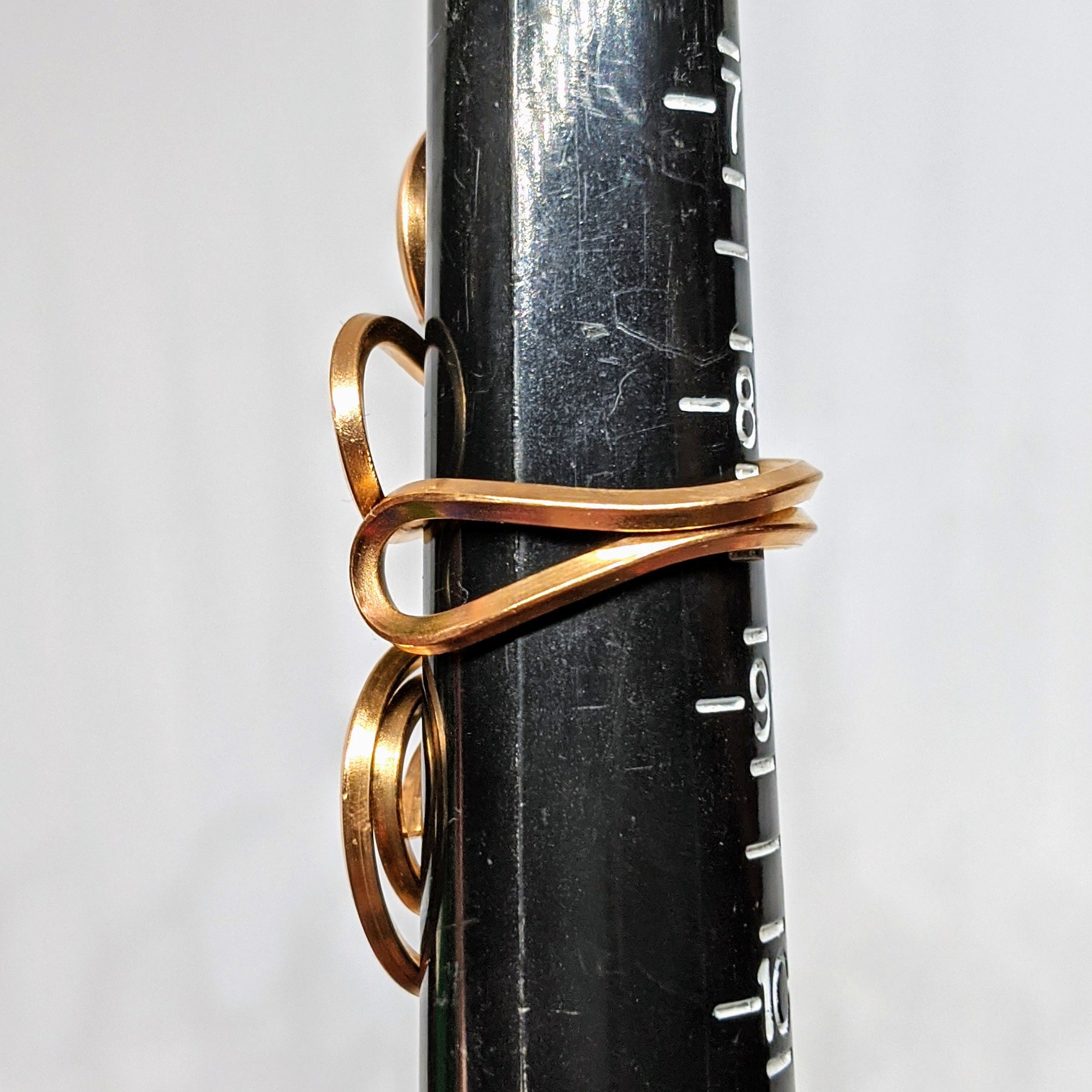 Bronze Long Statement Ring With Spirals, Large Adjustable Ring - Etsy