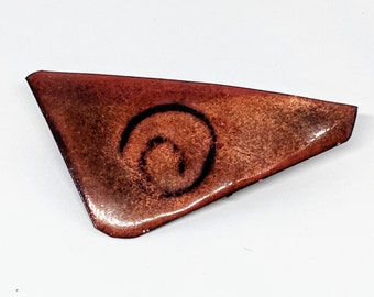 Purple Triangle Pin - Etsy