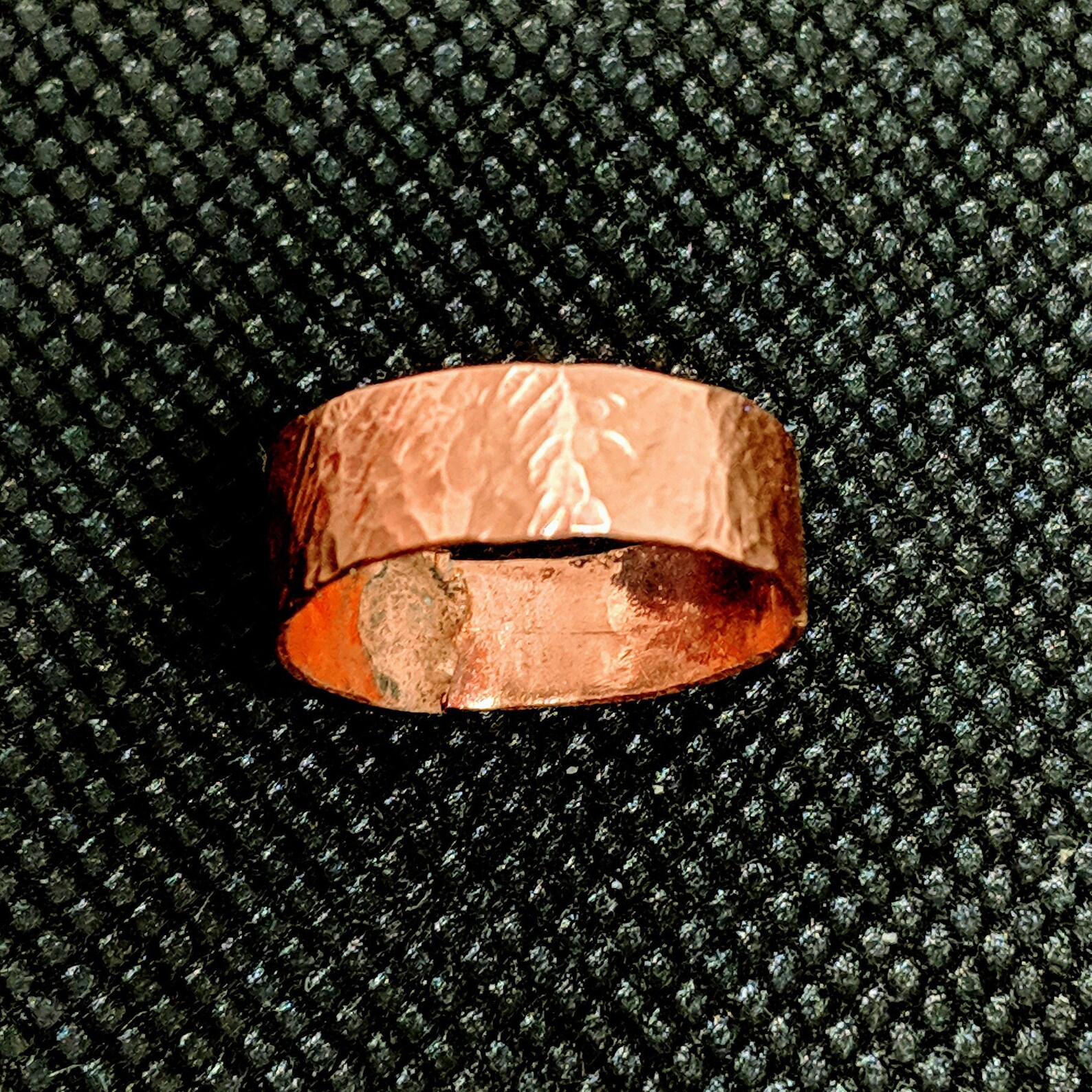 Handcrafted Hammered Copper Band Ring Size 6/ 6.25 - Etsy