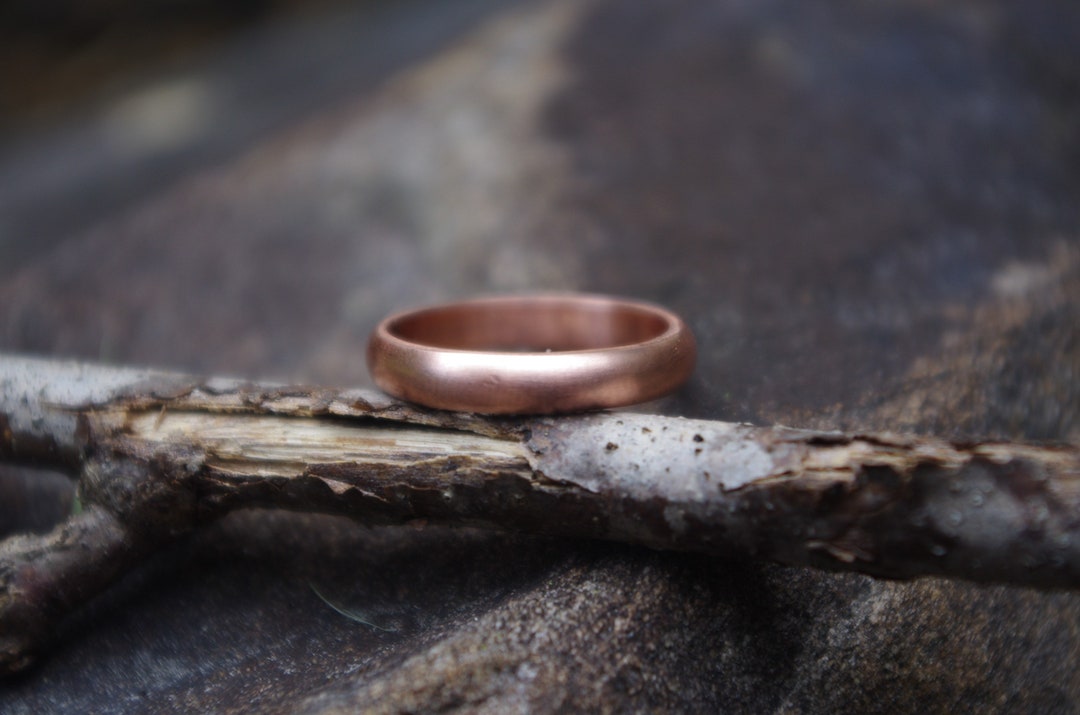 Copper Band Ring Handmade to Order - Etsy