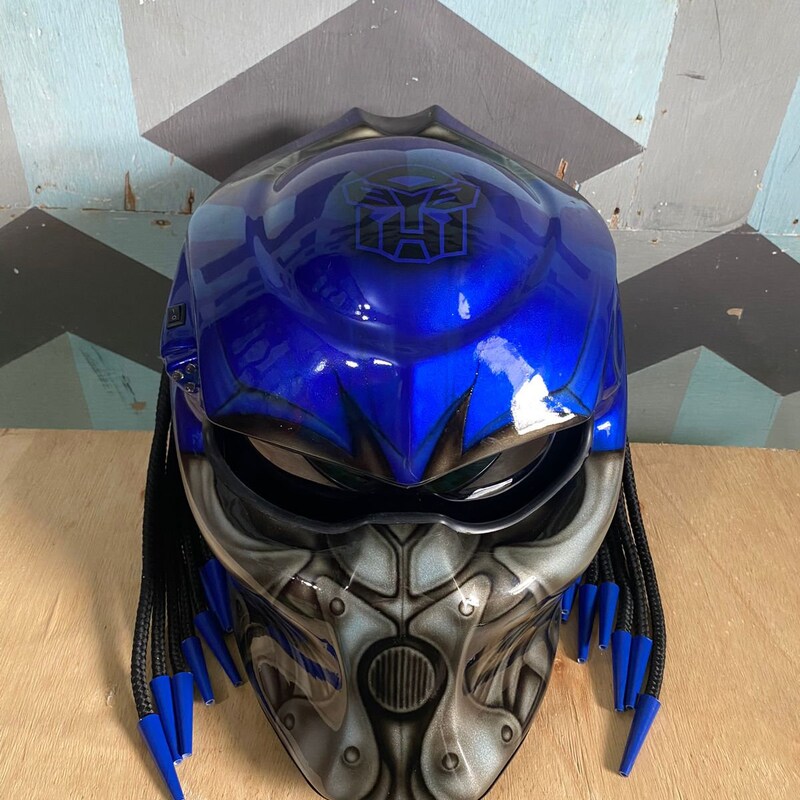 Predator Motorcycle Helmet - Etsy