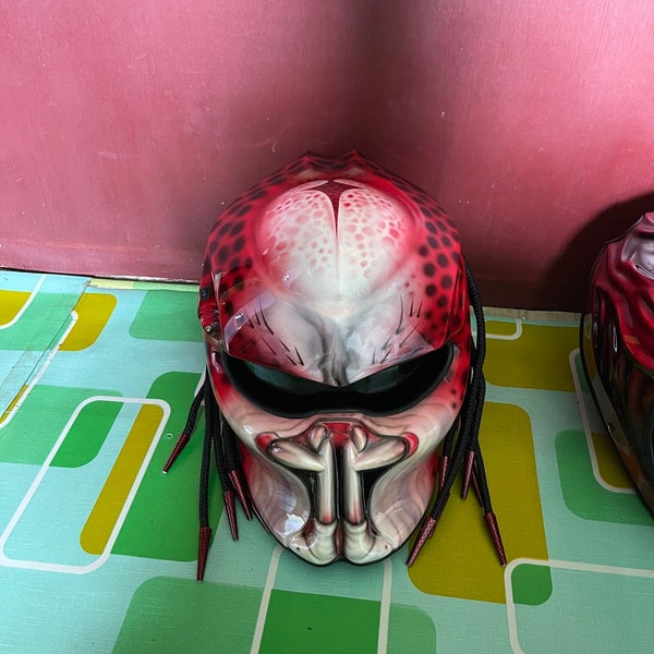 Predator Motorcycle Helmet - Etsy