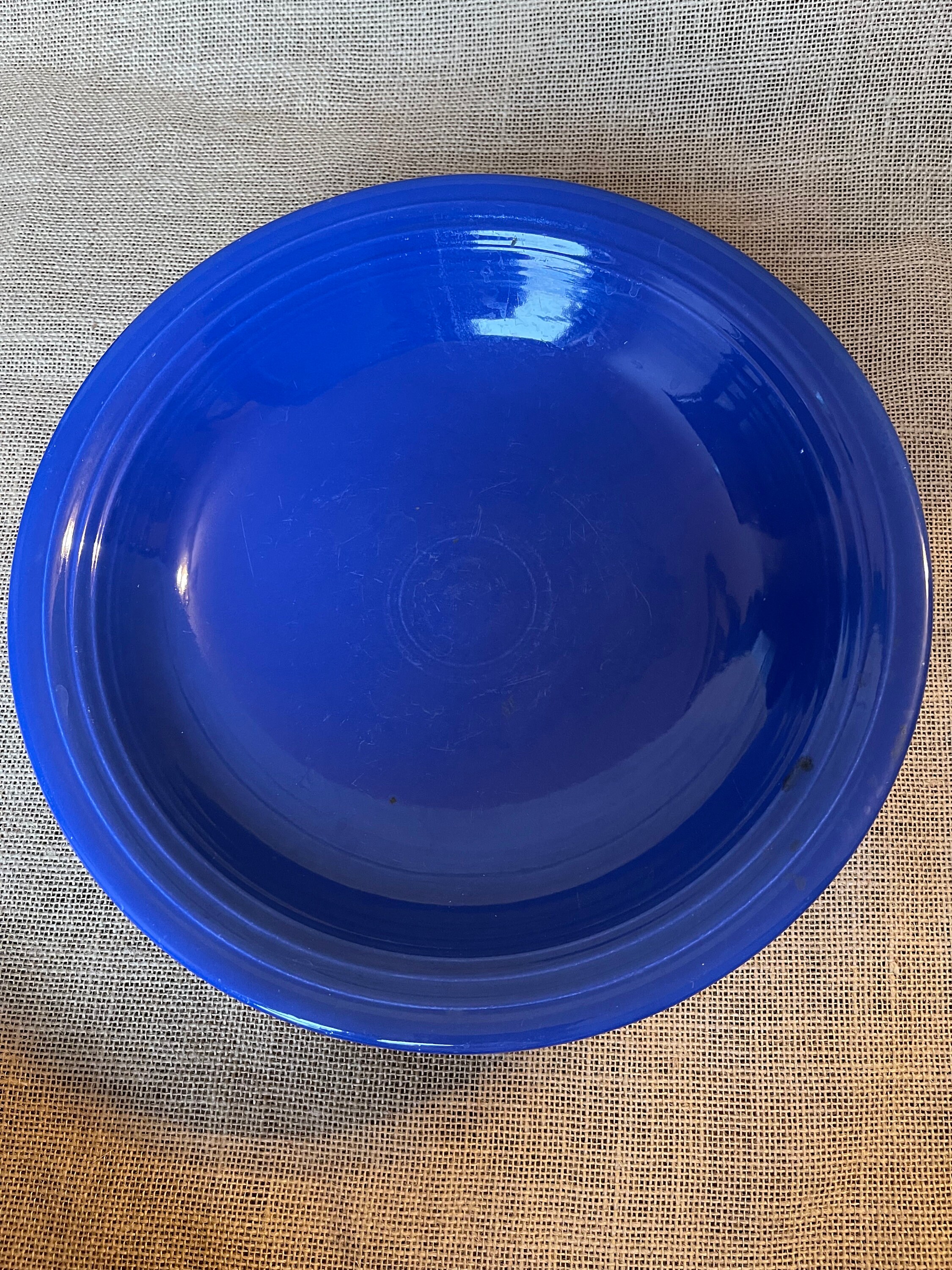 Vintage Fiestaware Cobalt Footed Comport - Etsy