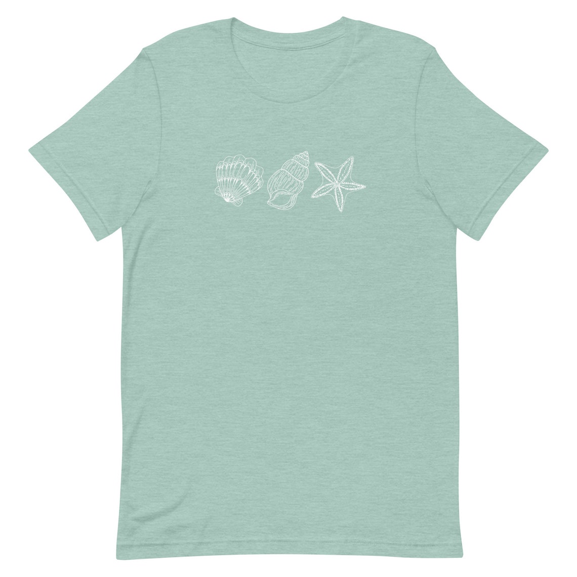 Seashells Tshirt Ocean Tshirt Vacation Shirt Beach Shirt Oversized T ...