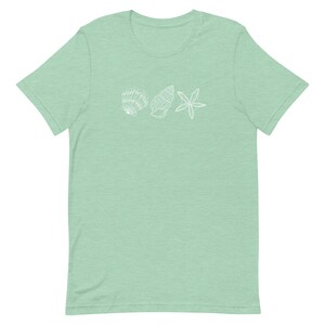 Seashells Tshirt Ocean Tshirt Vacation Shirt Beach Shirt Oversized T ...