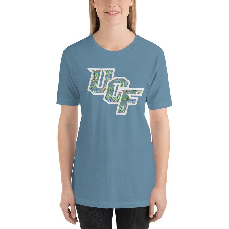 UCF University of Central Florida College Tshirt Tropical Tee College ...