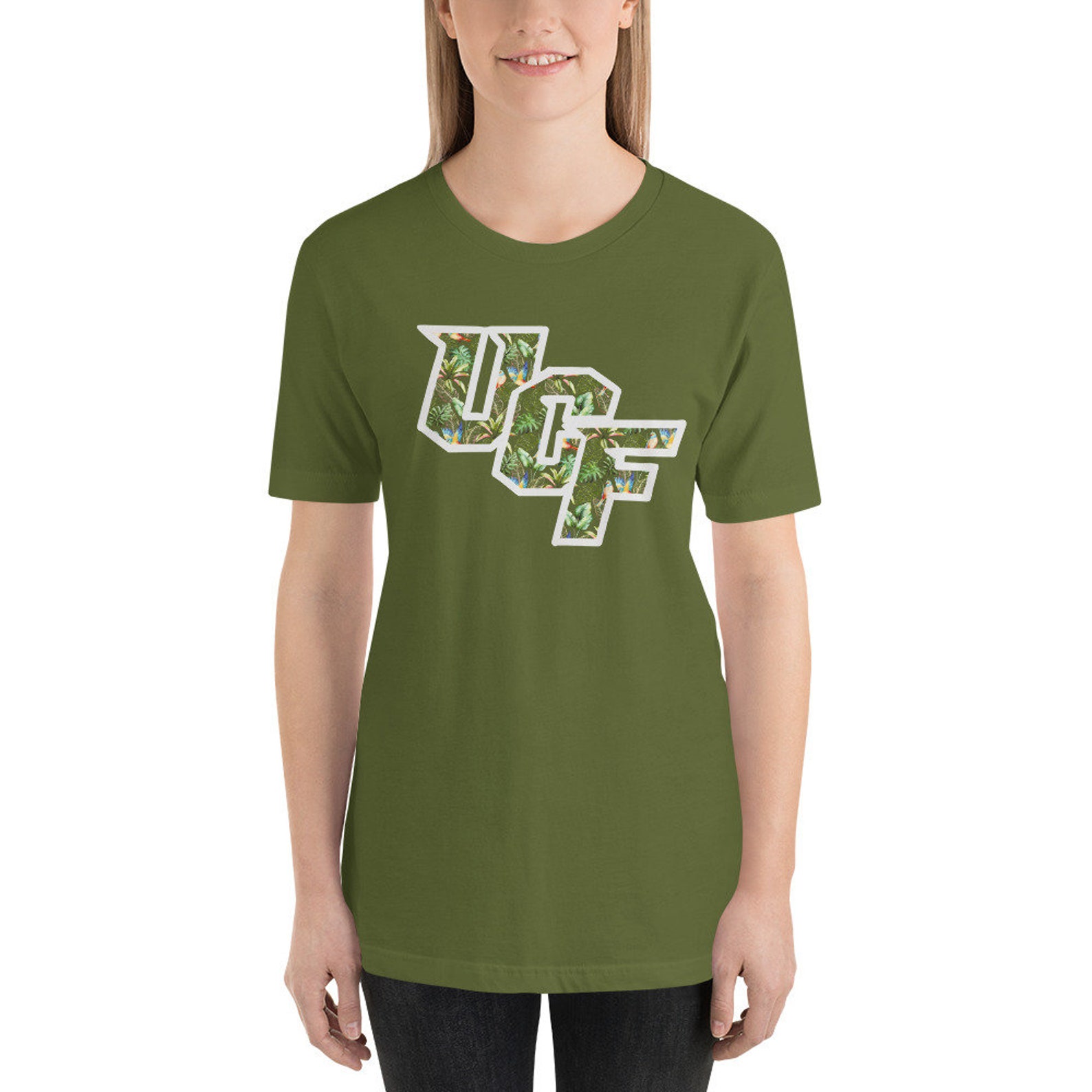 UCF University of Central Florida College Tshirt Tropical Tee College ...