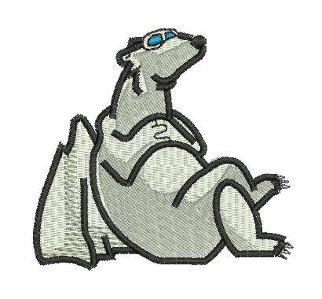 Polar Bear Machine Embroidery Design Bear Iceberg Cool - Etsy