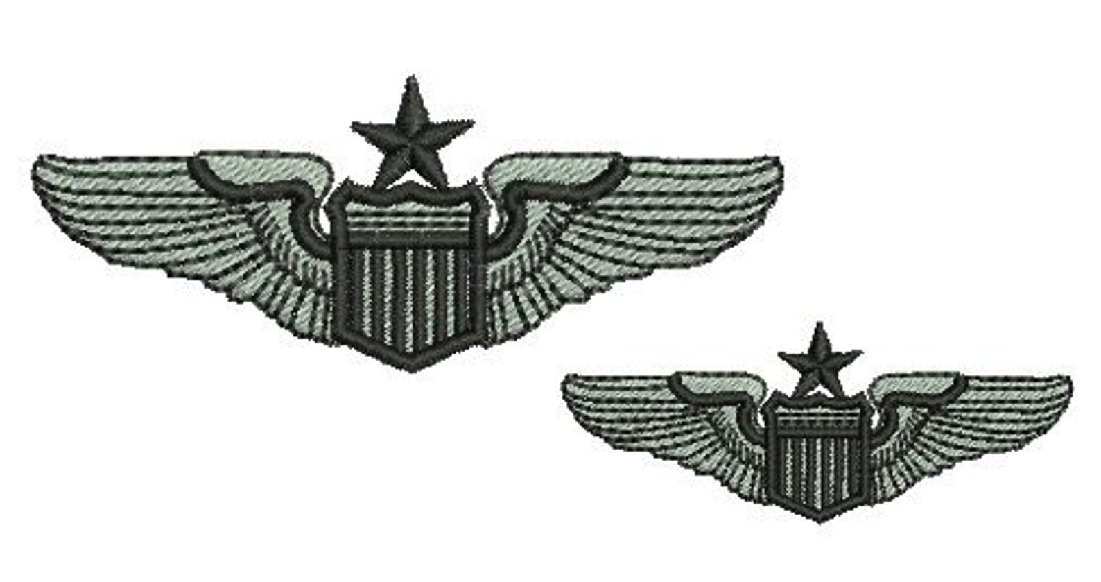 Senior Pilot Wings Machine Embroidery Design Aviation Plane Flying - Etsy