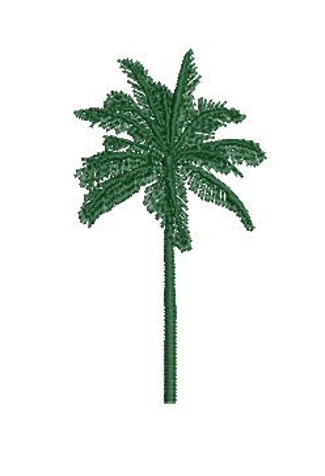 Palm Tree Machine Embroidery Design Tropical Ocean Beach Sea Surf Sand ...