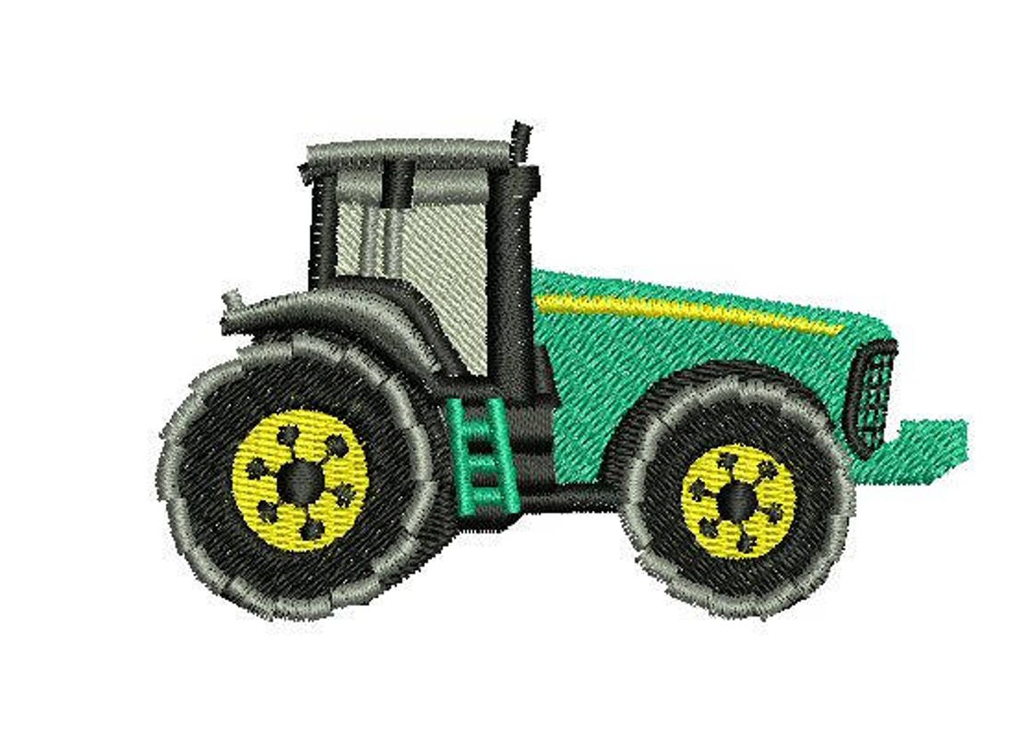 Tractor Machine Embroidery Design Farm Construction - Etsy