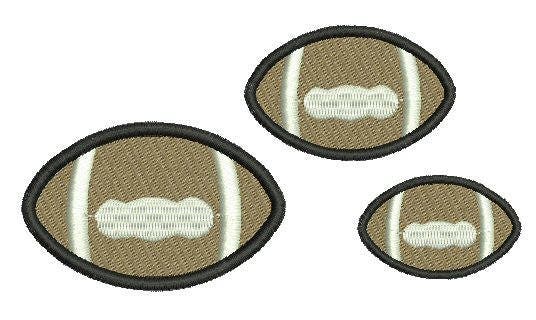 Football Machine Embroidery Design 3 SIZES Game Team Sports - Etsy