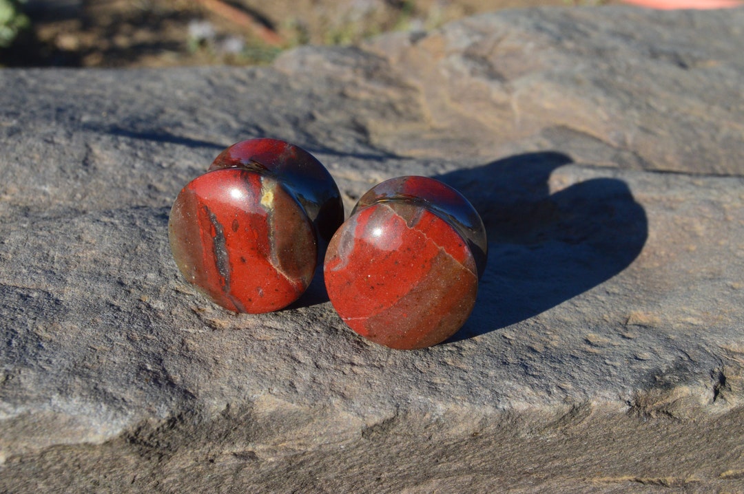 Rainbow Jasper Plugs - Etsy