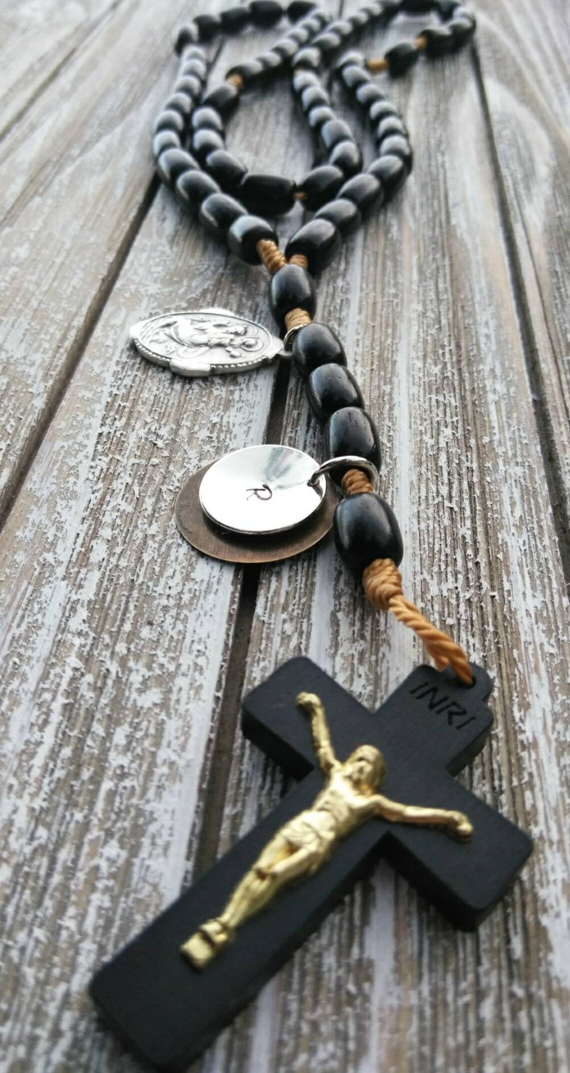 Wood Rosary. Traditional Five Decade Personalized Rosary. | Etsy