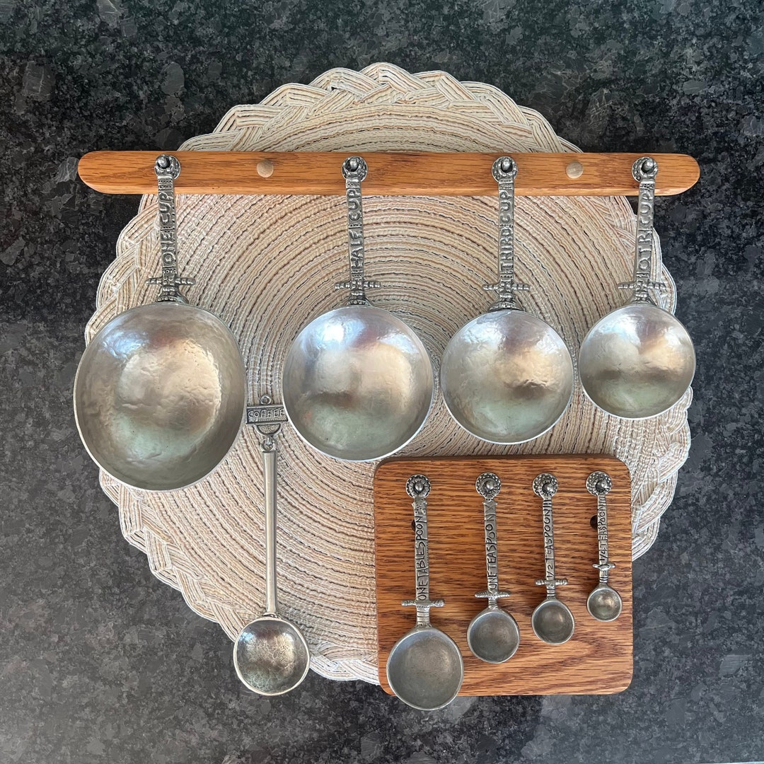 Complete Set of Crosby & Taylor Celtic Measuring Spoons PLUS Coffee ...