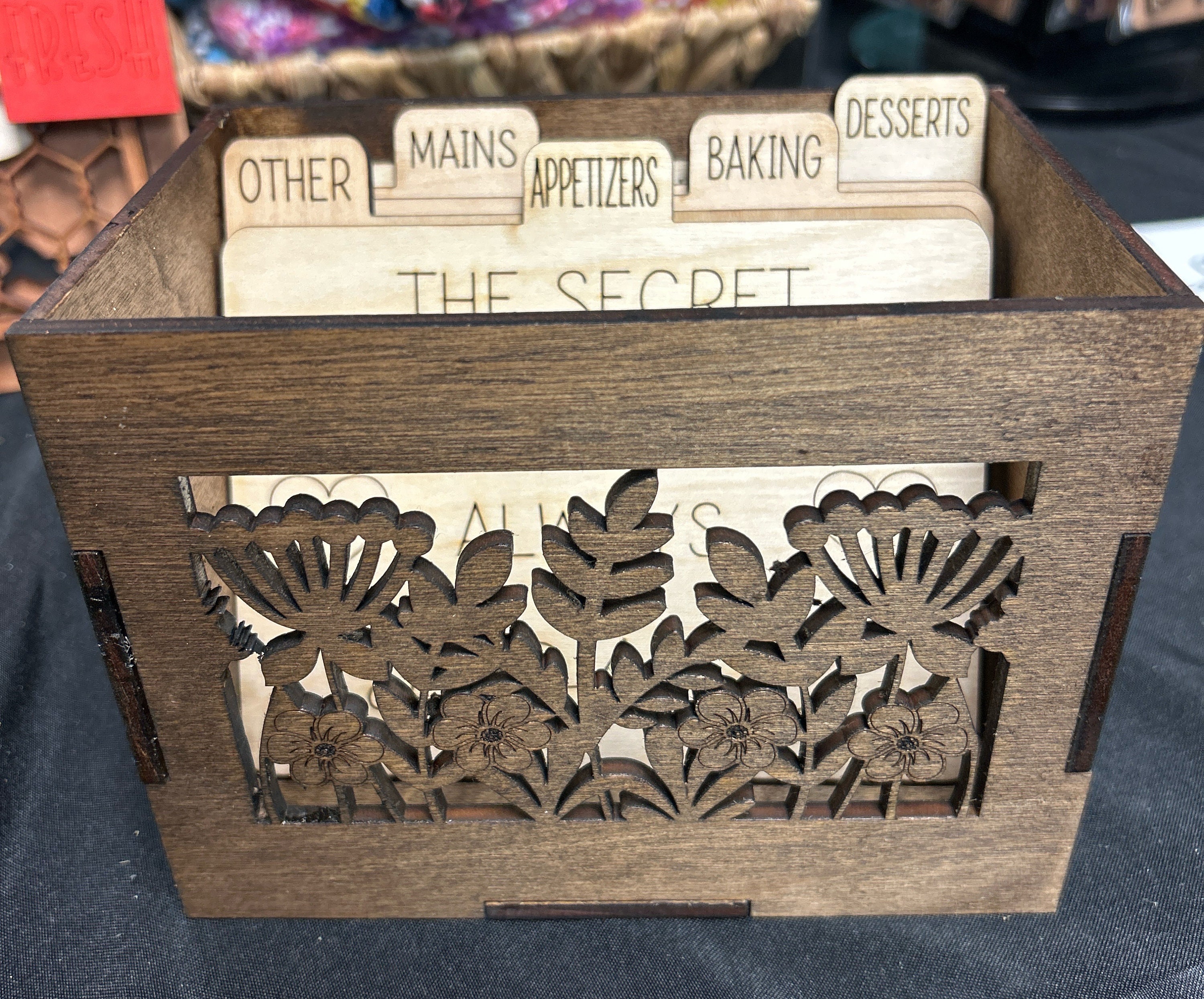 Wildflower Recipe Box - SVG File - Digital File Only - 5mm Only - Etsy