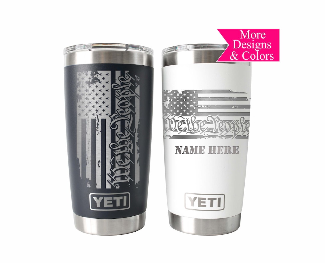 Personalized Yeti Tumbler, Patriotic American Flag, Hunting Gift ...