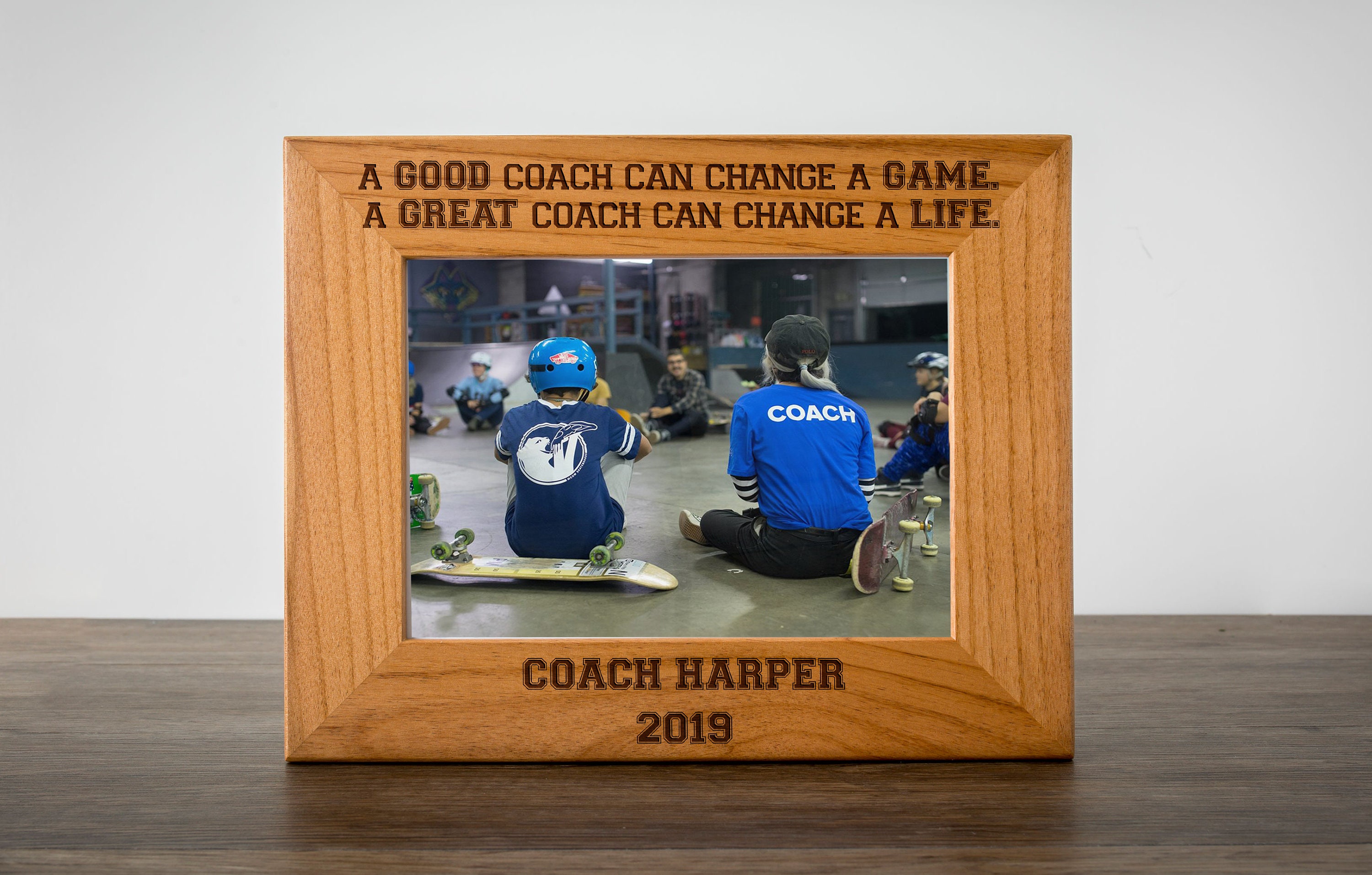 Personalized Coach Picture Frame Custom Engraved Coach Gifts - Etsy