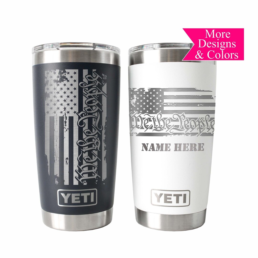 Personalized Yeti Tumbler, Patriotic American Flag, Hunting Gift ...