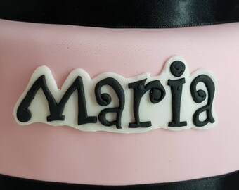 Fondant name | Etsy