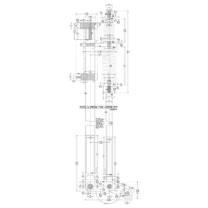 Custom Chopper Motorcycle Springer Fork, Blueprint, Plan Standard Style ...