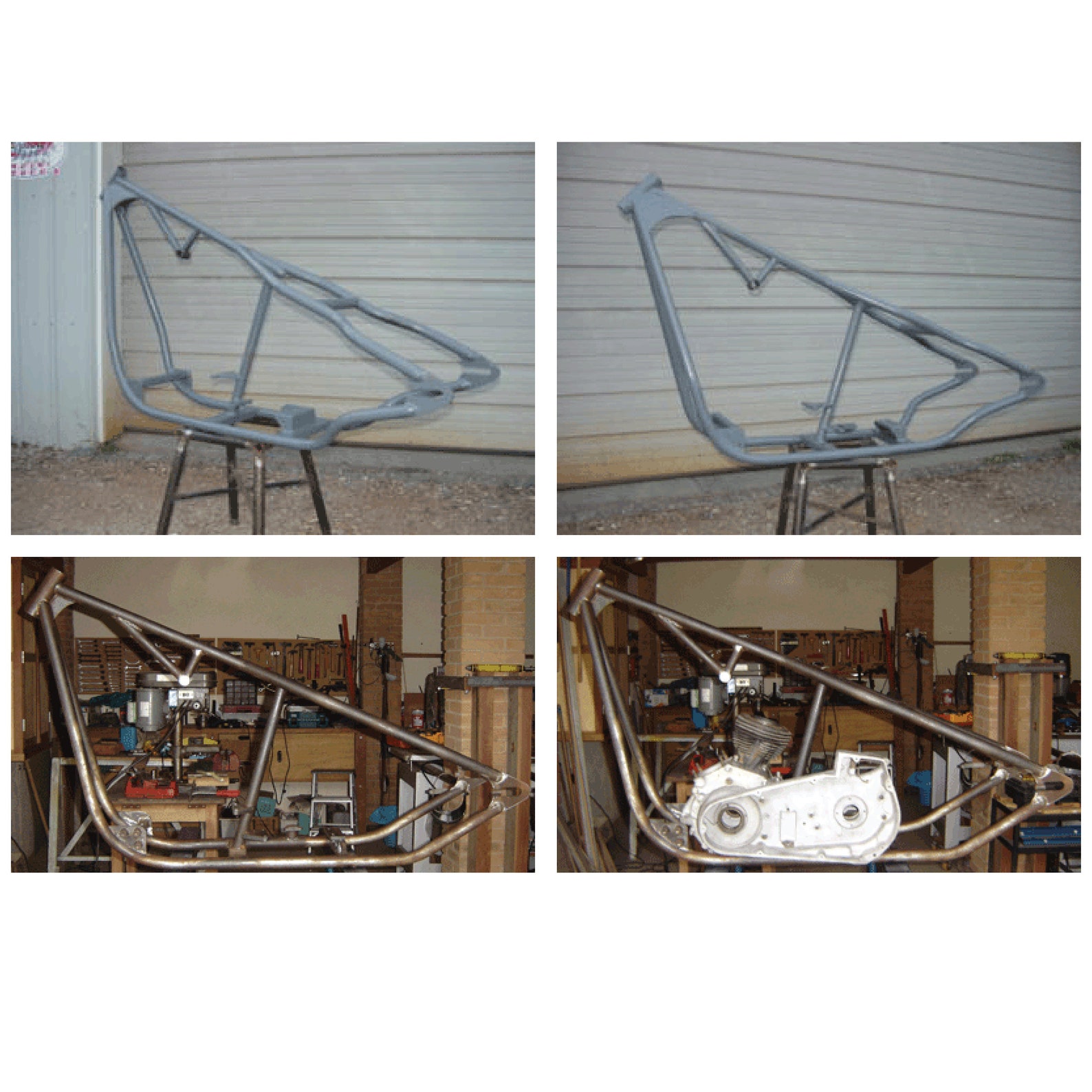RIGID / Custom Chopper Motorcycle Rigid Frame, Blueprint, Plan 260 ...