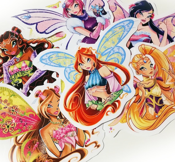 Winx Club Sticker Set 2 | Etsy