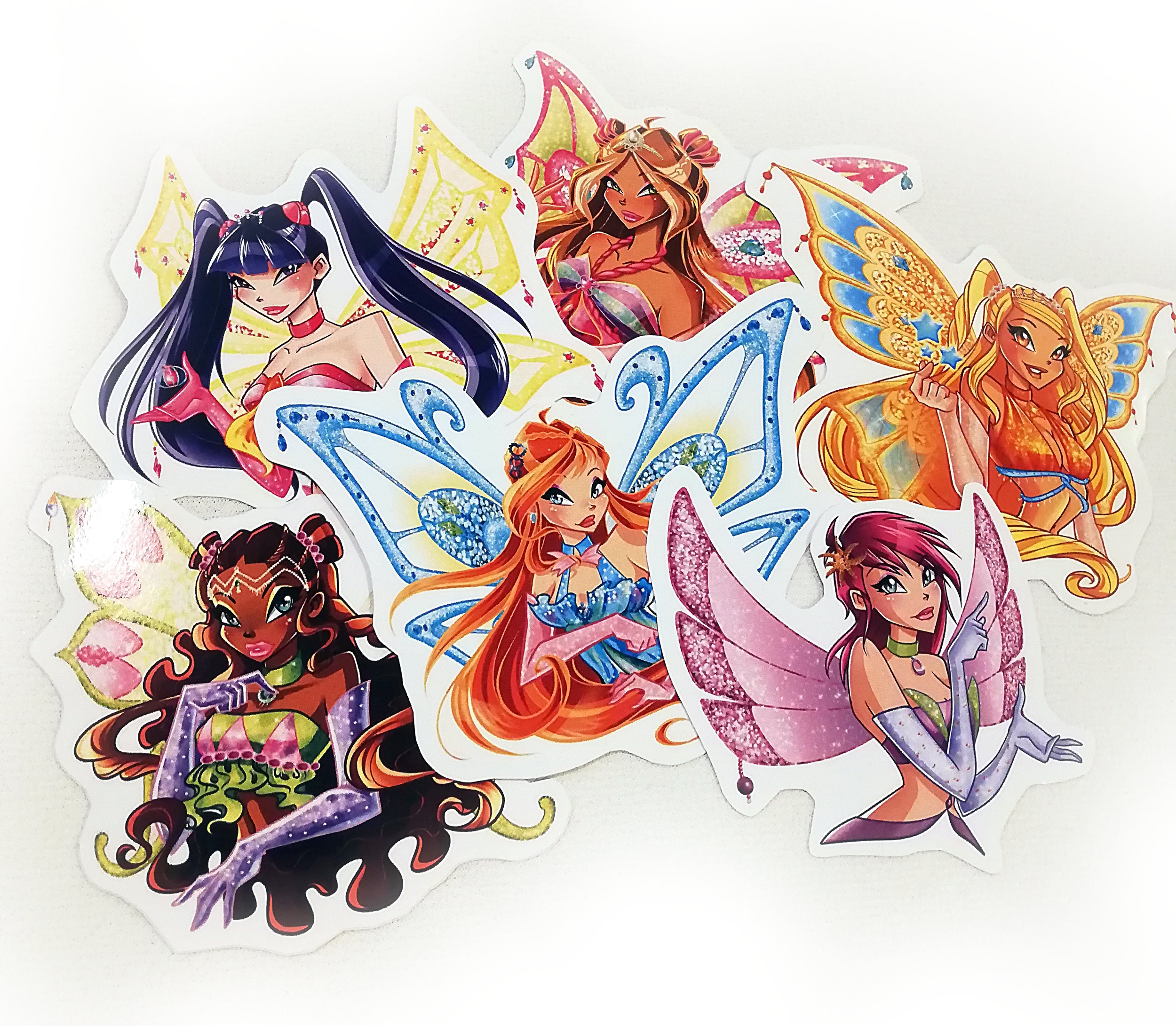 Winx Club Sticker Set 3 Enchantix Fanart | Etsy UK