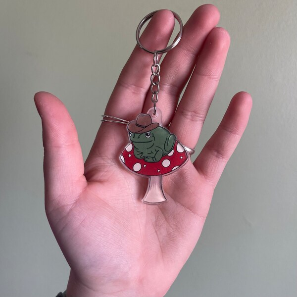 Frog Keychain - Etsy