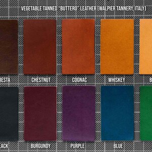Leather & Thread Colors Available for My Craft Listings - Etsy