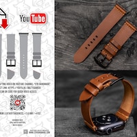 Leather Watch Band - Etsy