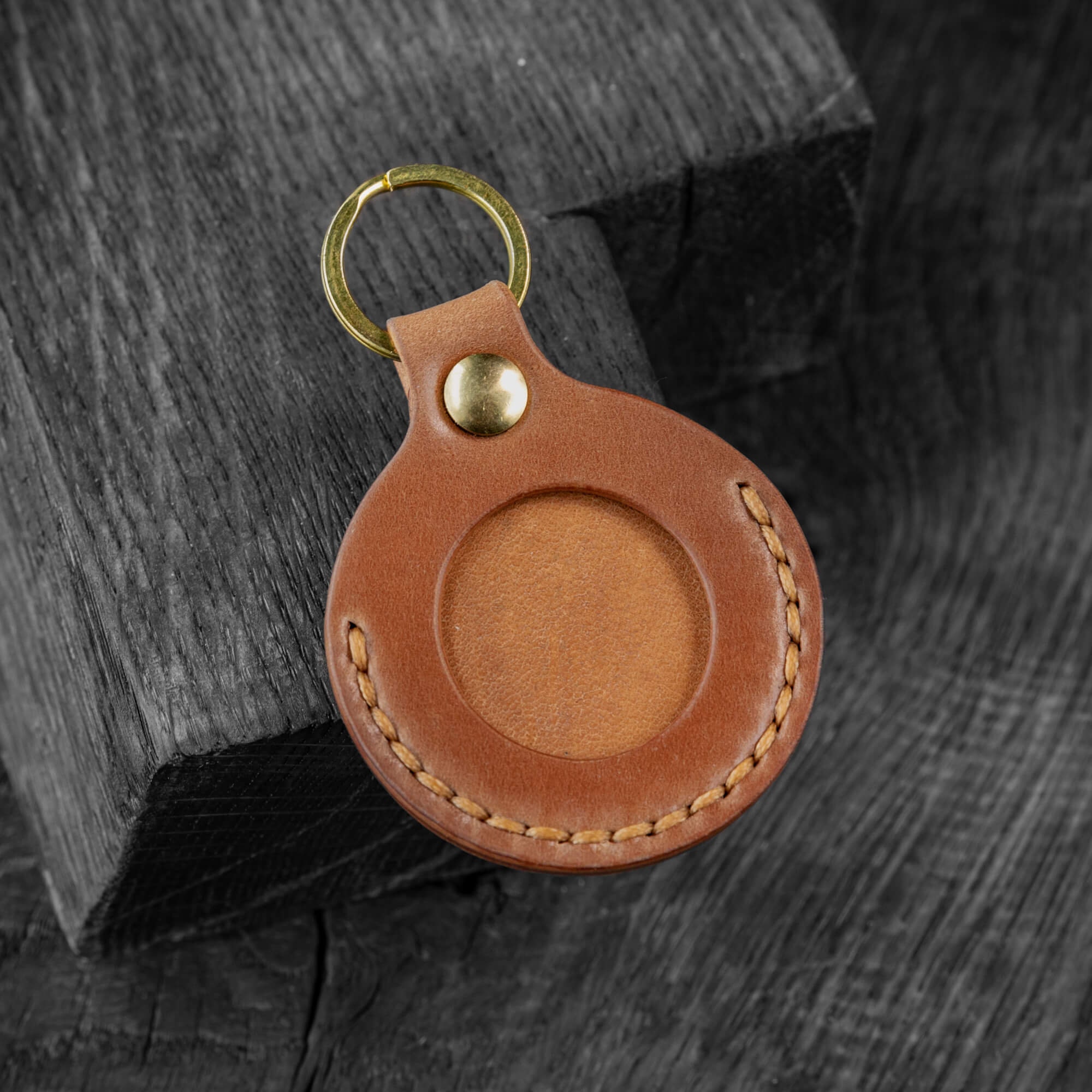 Apple Airtag Horween SHELL CORDOVAN Case Keychain Leather - Etsy